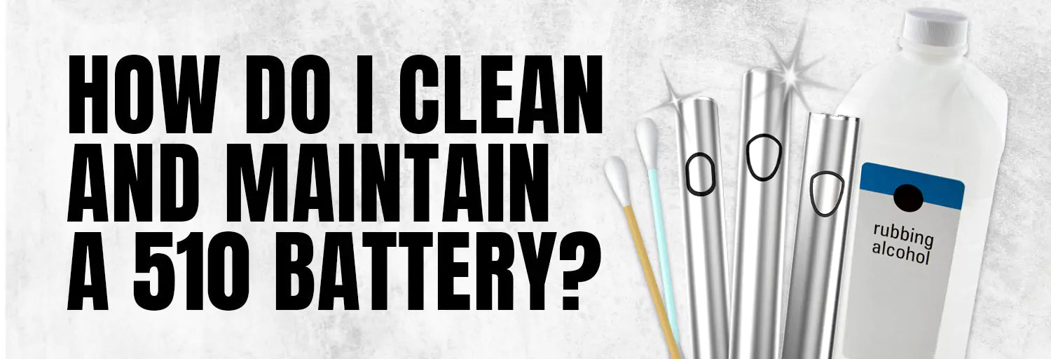 How To Clean A 510 Thread Battery – iKrusher